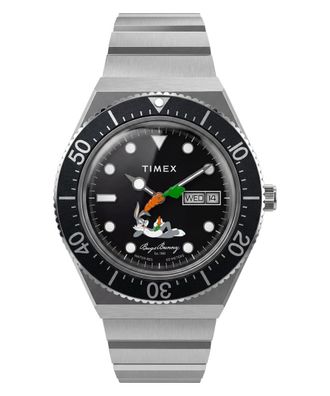 Timex Looney Tunes Bugs Bunny X Timex M79 Silber Herren Armbanduhr TW2Y99200