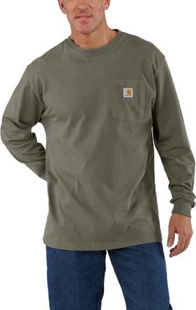 Carhartt Work in Progress T-shirt de travail &agrave; manches longues pour homme, olive, Taille XL