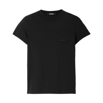 Jacquemus The Gros Grain T-Shirt - - Tops - Damen - Schwarzk - M