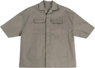 Rick Owens Homme, Chemises, Vert, Taille: L Magnum Tommy Overshirt