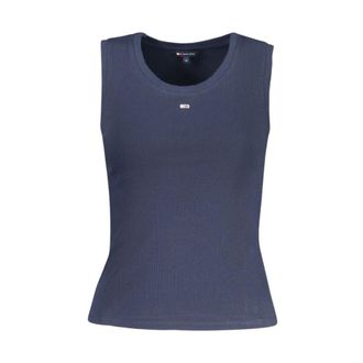 Tommy Hilfiger Femme, Tops, Bleu, Taille: 38 FR D&eacute;bardeur