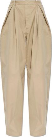 Dsquared2 Femme, Pantalons, Beige, Taille: 34 FR Pleated Palazzo Pants