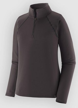 Patagonia Cap Mw Zip Neck Funktionsshirt ink black