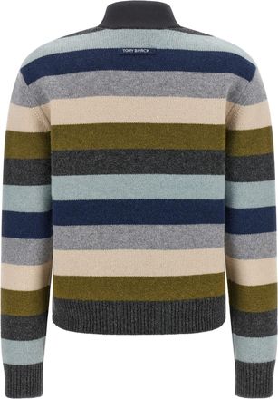 Tory Burch Striped Wool Sweater - Multicolor
