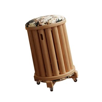 Generic Stapelbarer runder Hocker, tragbare 4-in-1-Sitzhocker, kein Zusammenbau erforderlich, for den Eingangsbereich von Wohnzimmer, Schlafzimmer, Computerr&auml;