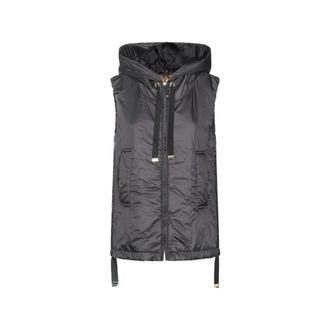 Max Mara Greengo Hooded Vest - - Jackets - Damen - Schwarzk - L