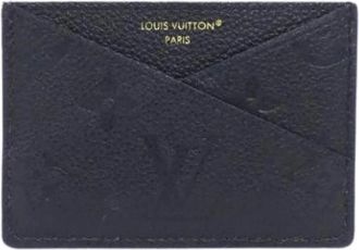 Louis Vuitton unisex, Pre-owned, Noir, Taille: ONE Size Porte-cartes de visite Pre-owned