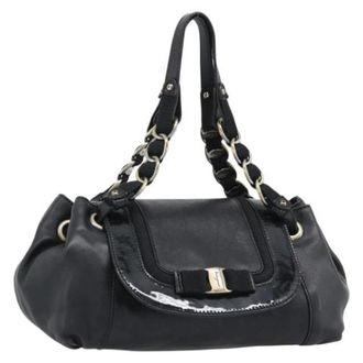 Ferragamo Sac &agrave; main Pre-owned - Femme - Pre-owned - Noir - Taille: ONE Size