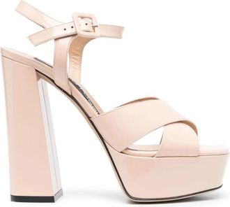 Sergio Rossi Sandalen - Sandals Pink - Gr. 38,5 (EU) - in Gold - für Damen