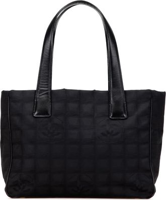 Chanel Shopper - New Travel Line Nylon Tote - Gr. unisize - in Schwarz - f&uuml;r Damen