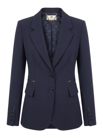 Elisabetta Franchi Veste Casual - Bleu