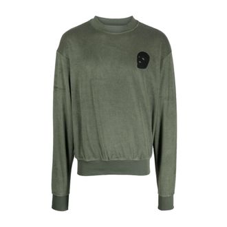 Youths in Balaclava Logo Sweatshirt Knit - - Sweatshirts & Hoodies - Herren - Gr&uuml;n - S