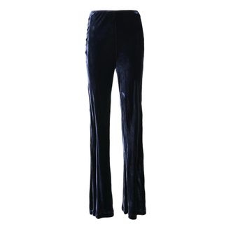 Pink Memories Panta Jazz in Velluto Wide Hosen - - Trousers - Damen - Schwarzk - S