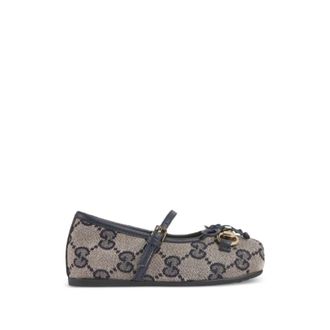 Gucci Logo-patterned Ballerinas
