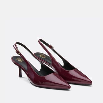 La Redoute Collections Escarpins En Polyur&eacute;thane Talon Large