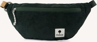 Faguo Sac banane velours vert