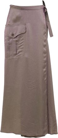 Aspesi Femme, Jupes, Vert, Taille: 36 FR Mod. 2245 Maxi Skirt