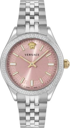 Versace Femme, Accessoires, Gris, Taille: ONE Size Montre analogique ronde