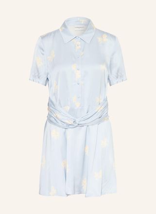 Claudie Pierlot Claudie Pierlot Hemdblusenkleid Aus Satin blau