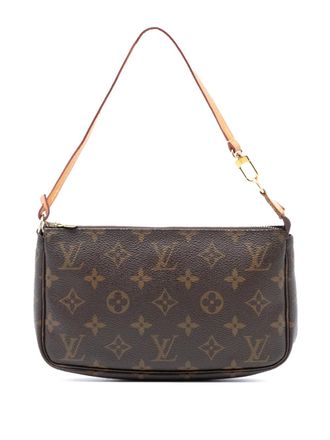 Louis Vuitton 2000 Monogram Pochette Accessoires Schultertasche - Braun