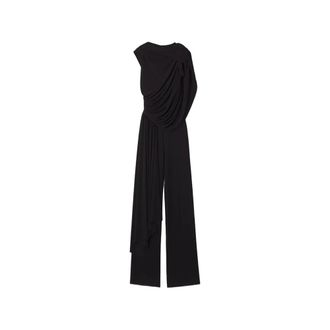 Lanvin Combinaison fluide drap&eacute;e - Femme - Combinaisons et Ensembles - Noir - Taille: 40 FR