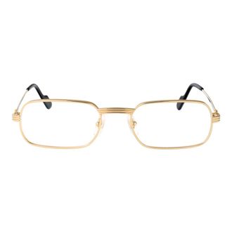 Cartier Stilvolle Optische Brille Ct0556O - - Accessories - Herren - Gelb - 55 MM