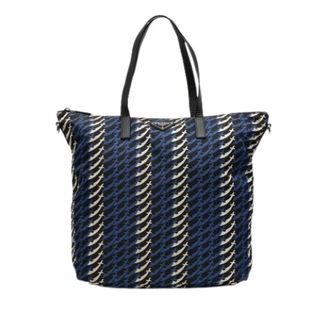 Prada Sac bandouli&egrave;re en nylon imprim&eacute; pr&eacute;-appr&eacute;ci&eacute; - Femme - Pre-owned - Bleu - Taille: ONE Size