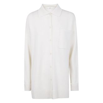 Max Mara Bull Shirt Jacket - - Knitwear - Damen - Wei&szlig; - XS