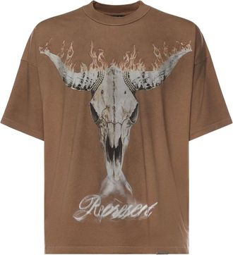 Represent Represent, Homme, Tops, Brun, Taille: S T-Shirt British Cowboys