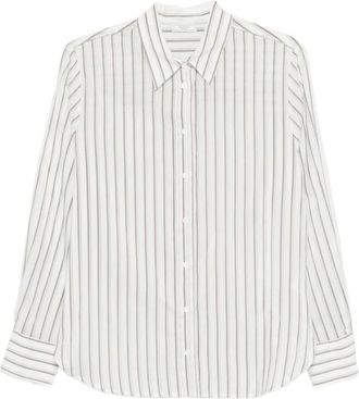 PESERICO Femme, Blouses et Chemises, Multicolore, Taille: 42 FR Chemise Boutonn&eacute;e Ray&eacute;e