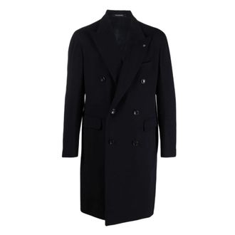 Tagliatore Double Breasted Suits - - Coats - Herren - Blau - M