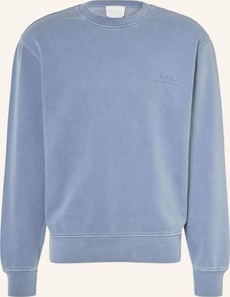 A.P.C. Sweatshirt Fernando blau