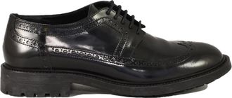 Max Mara Femme, Chaussures, Noir, Taille: 36 EU Chaussures anglaises &agrave; lacets