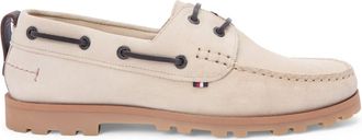Tommy Hilfiger Bootsschuhe mit Profilsohle und Kontrastdetails in