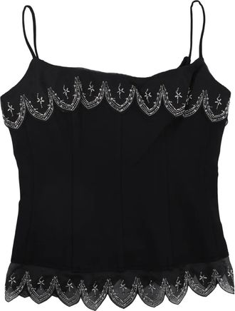 Staud haut Colette festonné - Noir