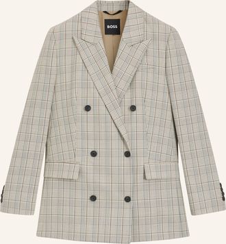 HUGO BOSS Blazer jukana1 Regular Fit grau