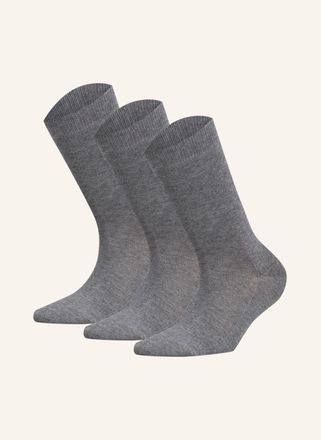 Falke 3er-Pack Socken Family grau