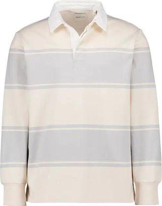 GANT Herren Pullover grau Baumwolle Gestreift