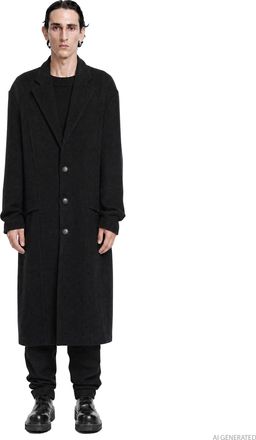 Andrea Ya'aqov Wool Nylon Coat