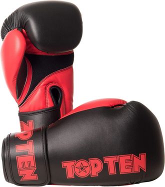 Top Ten by Eva Maria Sauer TOP Ten Boxhandschuhe XLP schwarz/rot 12 Oz