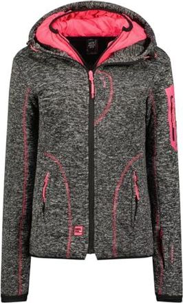 Geographical Norway Tigresse Lady Polaire Chaude Femme Chaude Fermeture Zip - Veste Automne Hiver Printemps Chaud Femmes - Longues Manches Pull Fourrure Doux Confort Outd