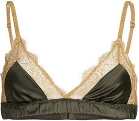 Love Stories Soutien-gorge triangle satin&eacute; et dentelle