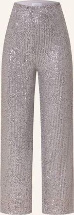 Darling Harbour Darling Harbour Marlenehose Mit Pailletten grau