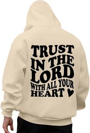 Generic Sweat a Capuche Homme Hooded Sweatshirt Hoodie Pullover Homme Longue Manche avec Doublure en Fleece et Design Th&eacute;matique, Sweatshirt Confortable pour 