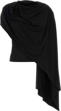 Magda Butrym Femme, Blouses et Chemises, Noir, Taille: 34 FR T-shirt drap&eacute;