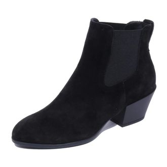 Hogan Wildleder Chelsea Boots - - Shoes - Damen - Schwarzk - 36 EU