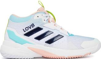 adidas Hallenschuhe Crazyflight 6 Mid HQ0112 Wei&szlig;