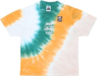 HUF Tie Dye Relax Tee X-girl T-Shirt - - Tops - Damen - Mehrfarbig - M