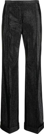 Philosophy di Lorenzo Serafini Femme, Pantalons, Noir, Taille: 40 FR Wide Pantalons