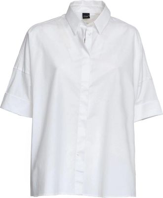 Fay Femme, Blouses et Chemises, Blanc, Taille: 36 FR Chemises